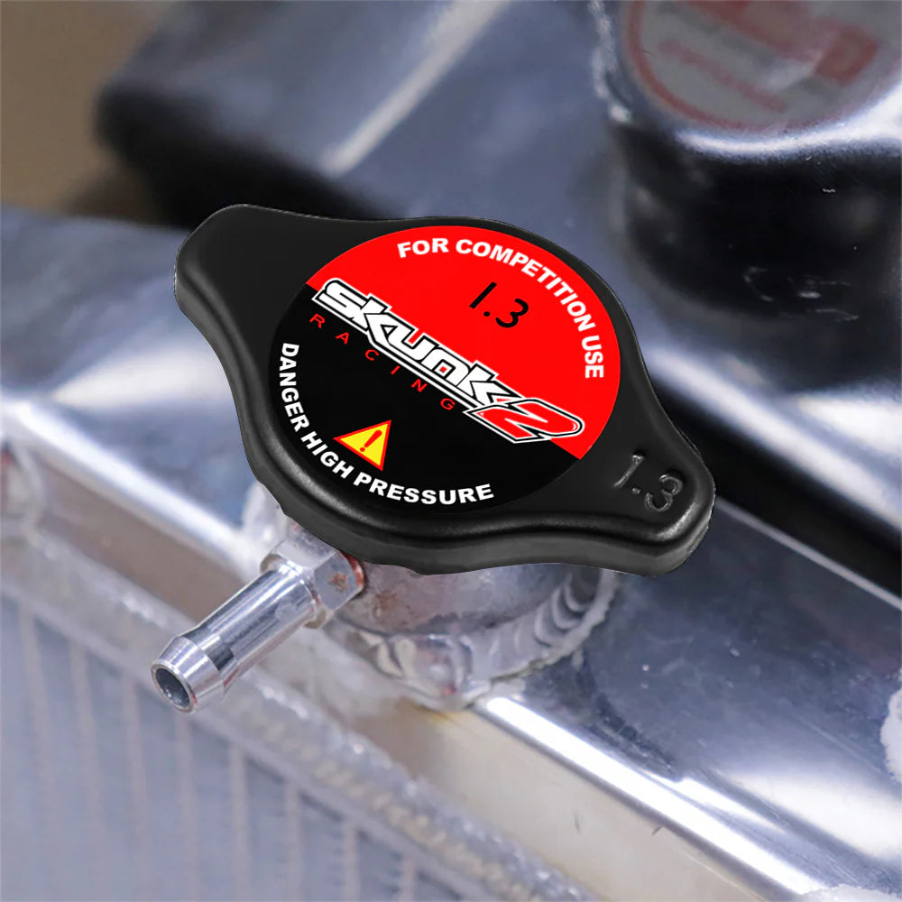 1.3bar 9mm Skunk2 Racing Black Racing Cap High Pressure Radiator Cap ...