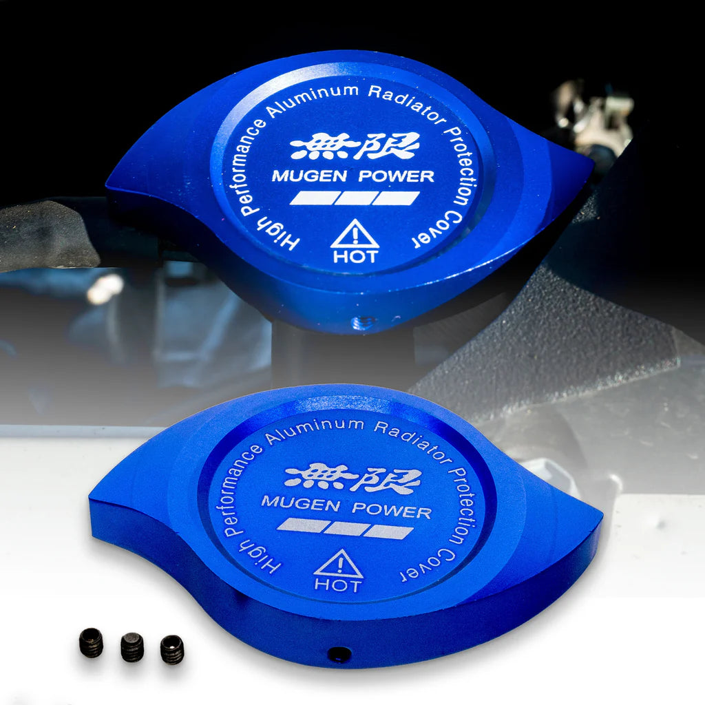 Mugen Power Blue Billet Aluminum Radiator Protector Pressure Cap – Box ...